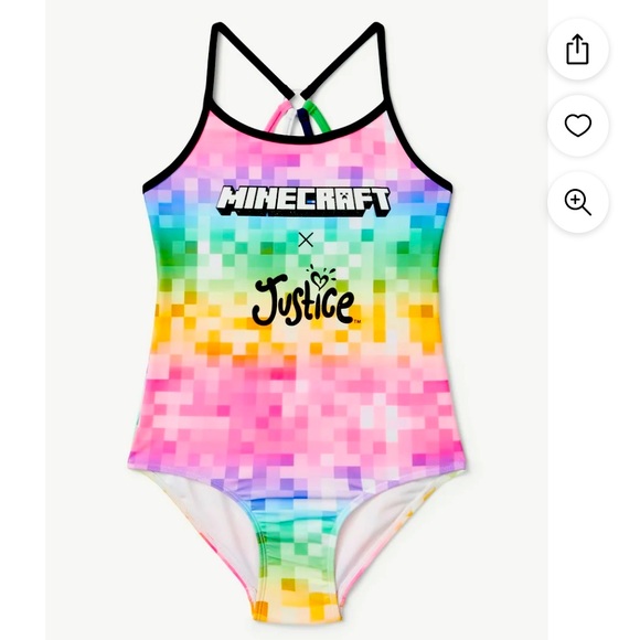 Justice | Swim | Super Cute Justice Minecraft Themed Bathing Suit ...